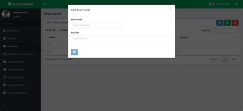 auto generated class scheduling system php mysql source code