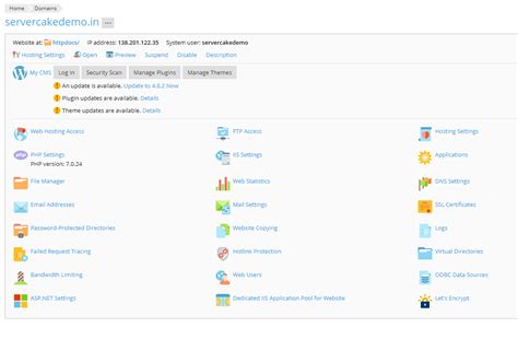 how to enable classic asp in plesk panel for a domain servercake india