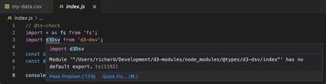 d3 packages are incompatible with node projects that use ` type