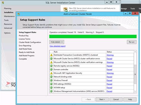 installing sap ha on sql part1 install sql server cluster step2 sap