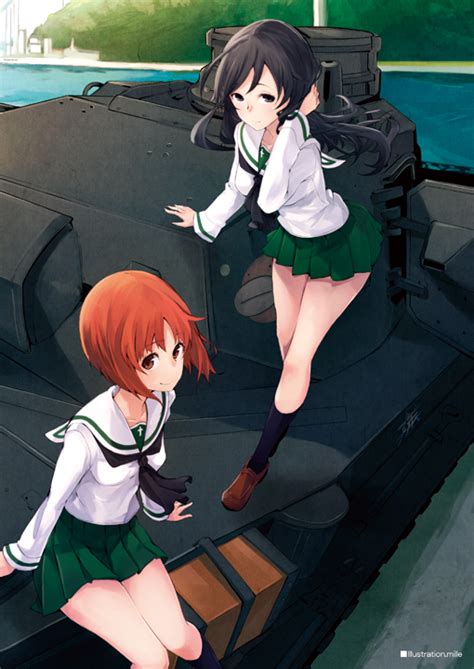 Nishizumi Miho And Isuzu Hana Girls Und Panzer Drawn By Mille Dieci