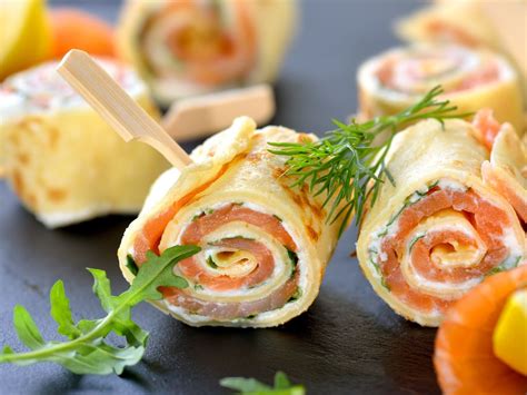 Roulés Au Saumon Recette De Roulés Au Saumon