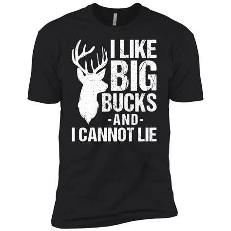 Funny Deer Hunting T S I Like Big Bucks Tee Men Short Sleeve T