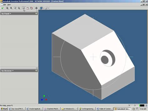 auxiliary view autodesk inventor avi youtube