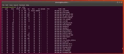 how to use the ps command to find running processes on