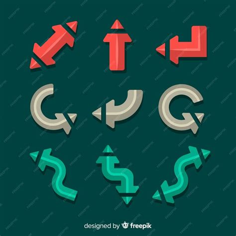 Colección De Flechas Vector Gratis