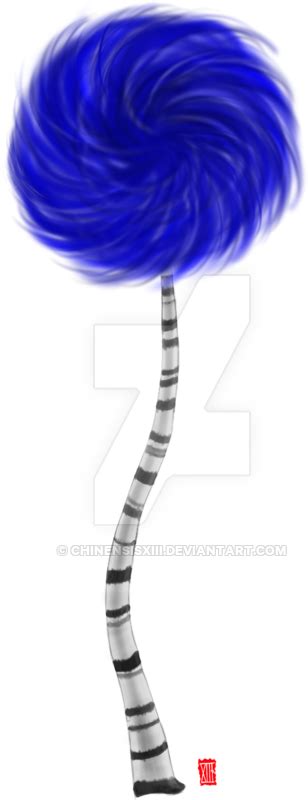 Download Truffula Tree By Chinensisxiii On Deviantart Blue Trees From