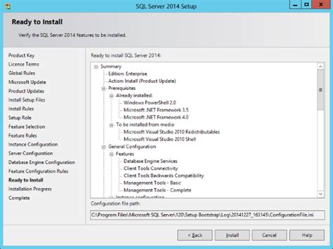 install sql server 2014 sql server installation azurecurve