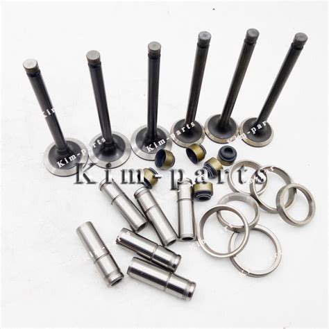 1 Set Valve Guide Seat Intake Valve And Exhaust Valve For Isuzu 3ab1