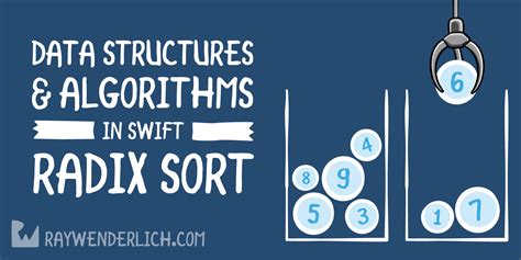 data structures and algorithms in swift radix sort kodeco the new