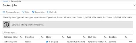 how to restore file and vms in azure using azure backups