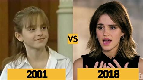 Emma Watson Interview Comparison And Evolution From Age 10 To 28 Young