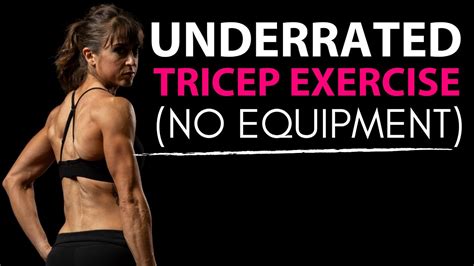 The Best Bodyweight Tricep Exercise No Equipment Redefining Strength