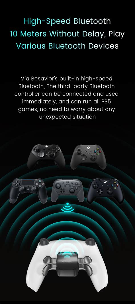 کیت حرفه ای الیت Diy Elite Kit Back Button Ps5 Controller Besavior