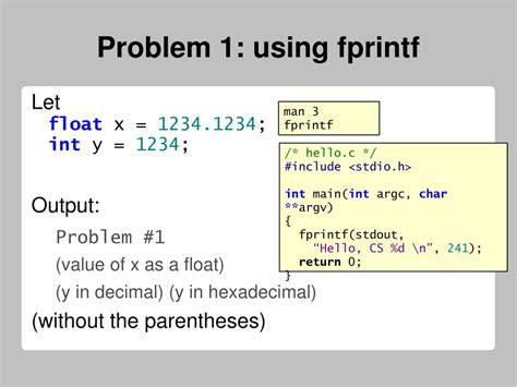 fprintf in c syntax the letter of introduction