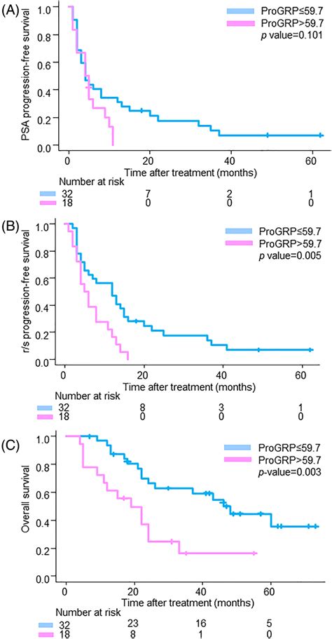 Kaplan Meier Curves Of Survival Outcomes For Metastatic Crpc Patients