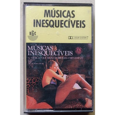 Fita Cassete K7 Músicas Inesquecíveis 1972 Raro Shopee Brasil