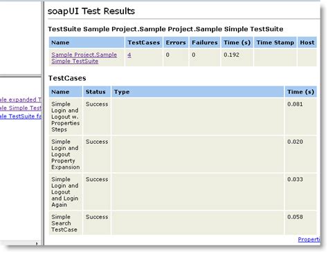junit style html reports reporting