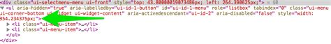 jquery selectmenu goes off the screen if near the edge stack overflow