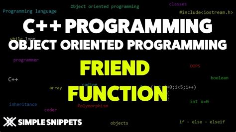 friend functions in c programming object oriented programming in