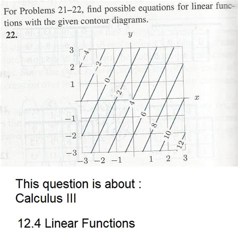 solved for problems 21 22 find possible equations for