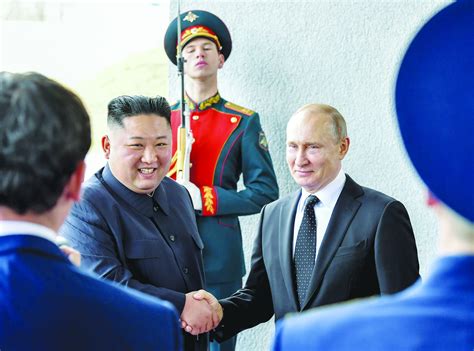 Kim Jong Un And Vladimir Putin Meet At Vostochny Spaceport Ahead Of Summit