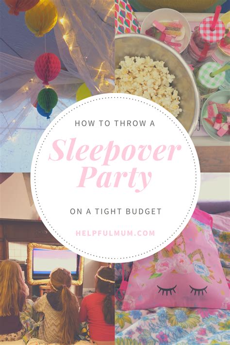 Diy Sleepover Party Helpful Mum