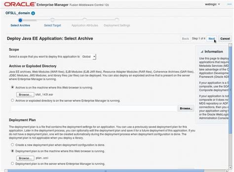 5 deploying application