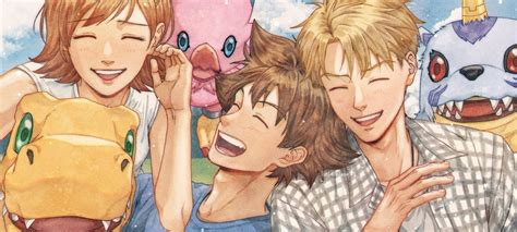 Yagami Taichi Agumon Takenouchi Sora Ishida Yamato Piyomon And 1