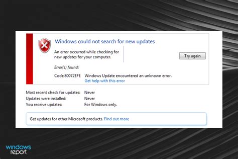 Windows 7 Update Error Codes Common Issues Fixes Windowsreport