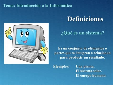 Introducción A La Informática Tema 1 Informática Básica