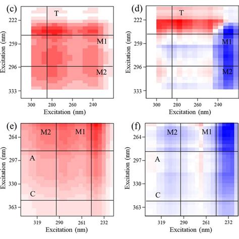 synchronous and asynchronous maps of hetero 2d cos of parafac