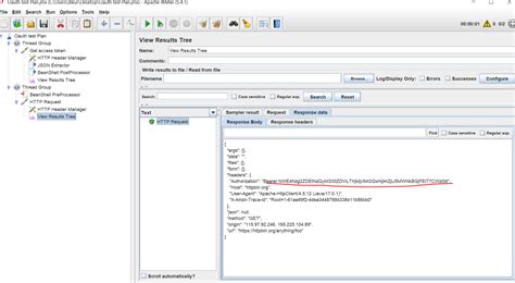 azure load testing series accessing bearer token in jmeter between