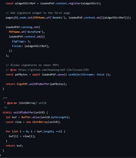 how to use node js php javascript to esign pdf document programmatical