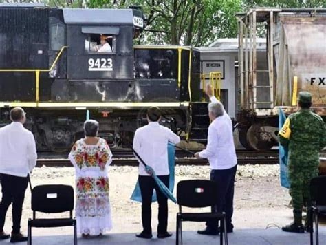 Amlo Da Segundo Banderazo Del Tren Maya En Yucatán