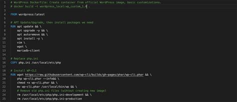 wordpress and docker build custom images with dockerfiles massolit