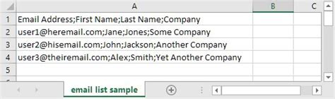 using mailing lists