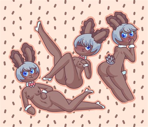 Rule 34 Blue Eyes Bottomlessbreadstixx Bunny Ears Bunny Girl Dark