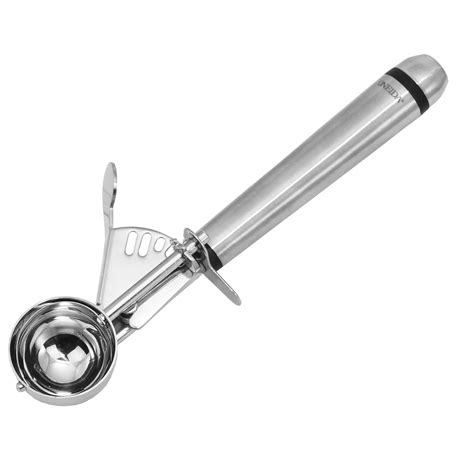 Oneida® 7oz Stainless Steel Size Scooper With Quick Release Trigger For
