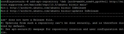 layerstack tutorials layerstack how to upgrade mysql and mariadb on