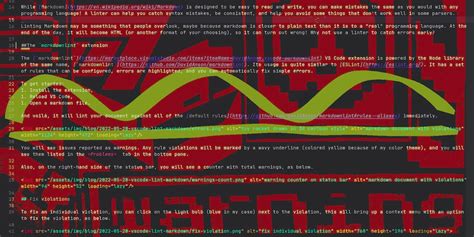 vs code catch errors in your markdown files