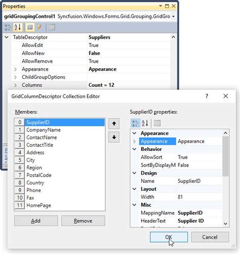 appearance and formatting in windows forms gridgrouping syncfusion