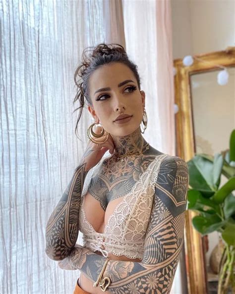 Tattoo Model And Tattoo Artist © Blum R Tattoogirlmodels