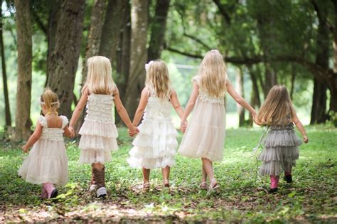 Rustic Flower Girl Dress Flower Girl Dresses Dress Includes Etsy