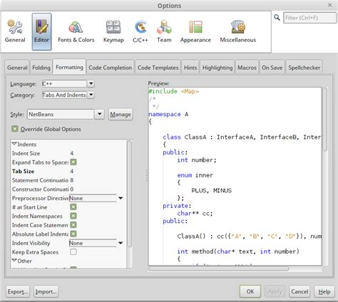 java how do i autoindent in netbeans stack overflow