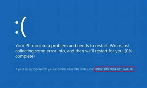 18 ways to fix kmode exception not handled in windows 11