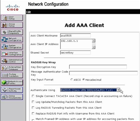asa 8 0 configure radius authentication for webvpn users cisco