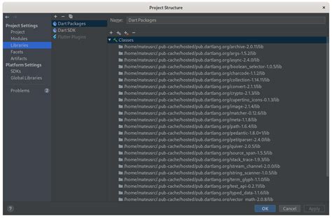 intellij iml files are gitignored by default in new flutter project