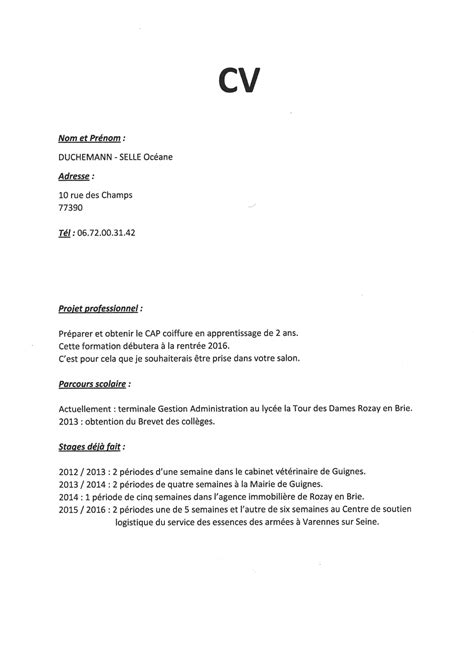 Exemple De Lettre De Motivation Pour Un Apprentissage