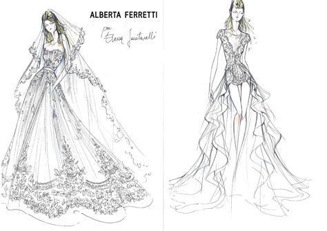 Alberta Ferretti Wedding Dresses Bridal Looks Celebrity Weddings